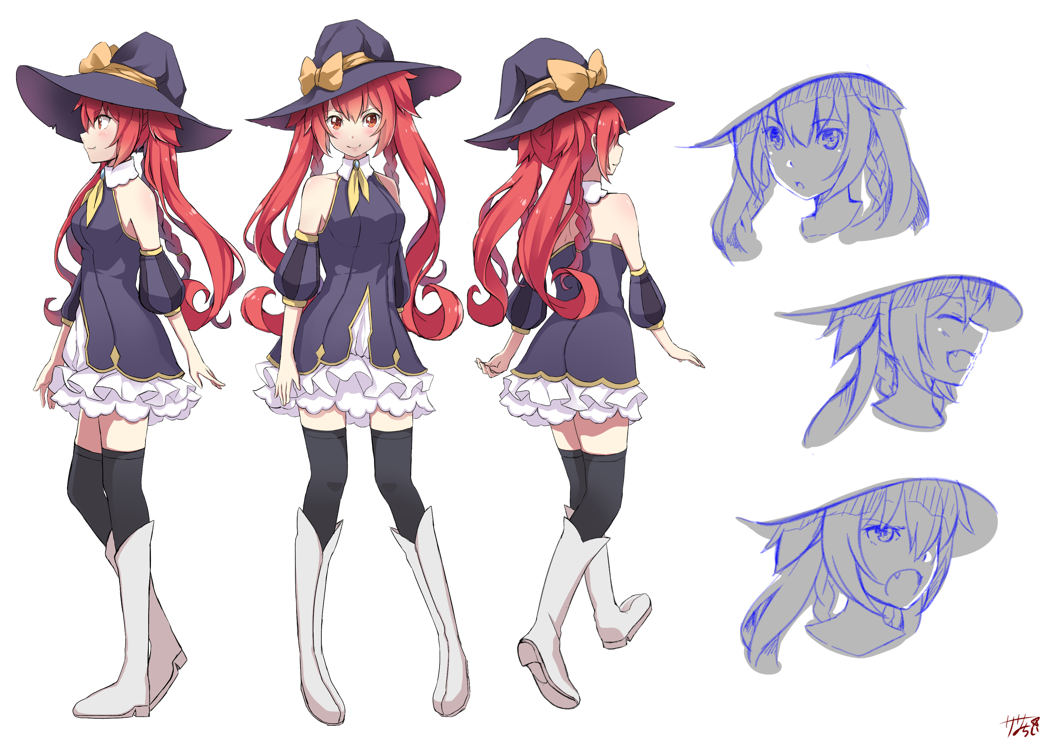 Twintails + Twin Braids [Original] : r/ZettaiRyouiki