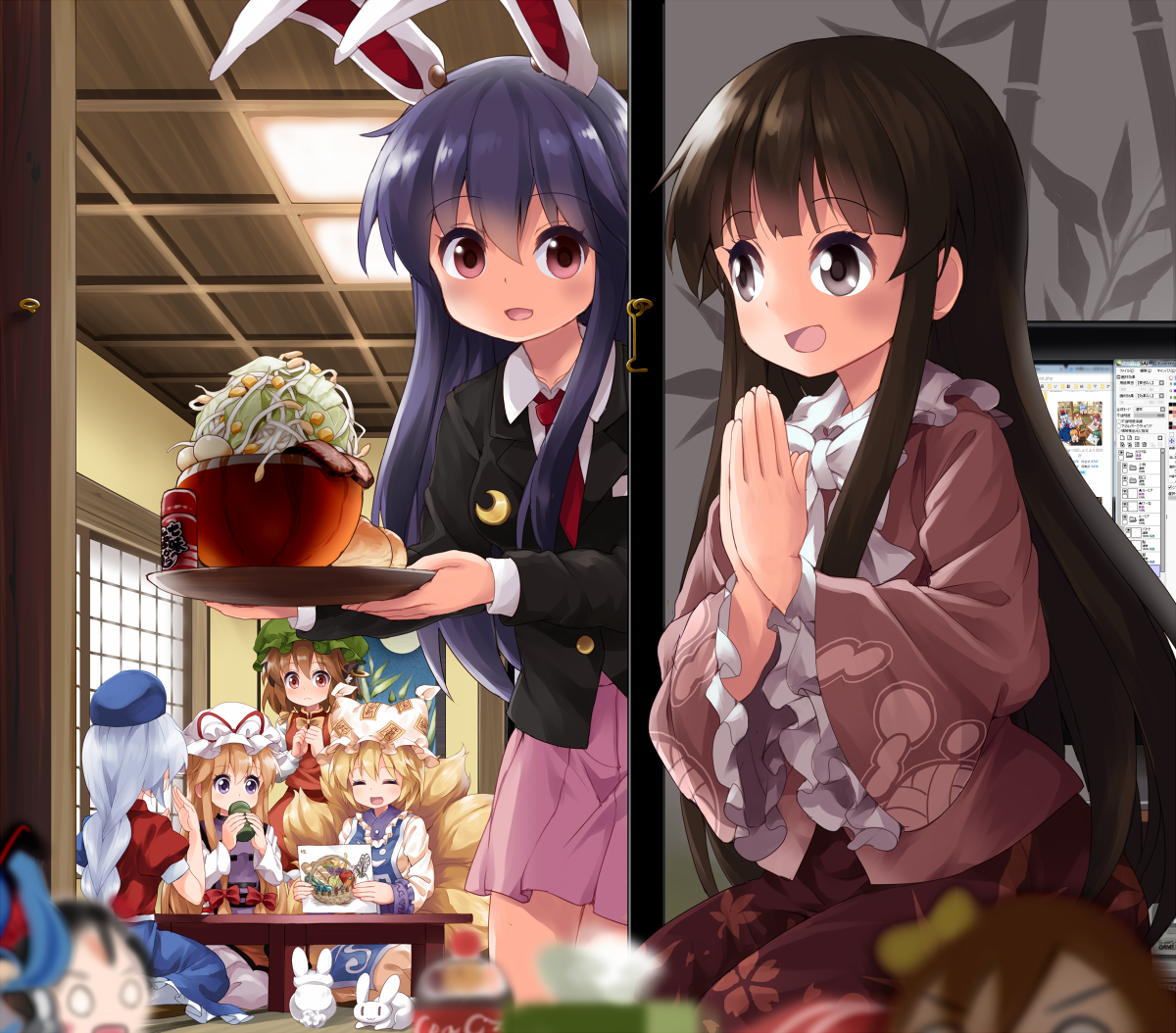 A very rabbit thing. [Touhou] : r/awwnime