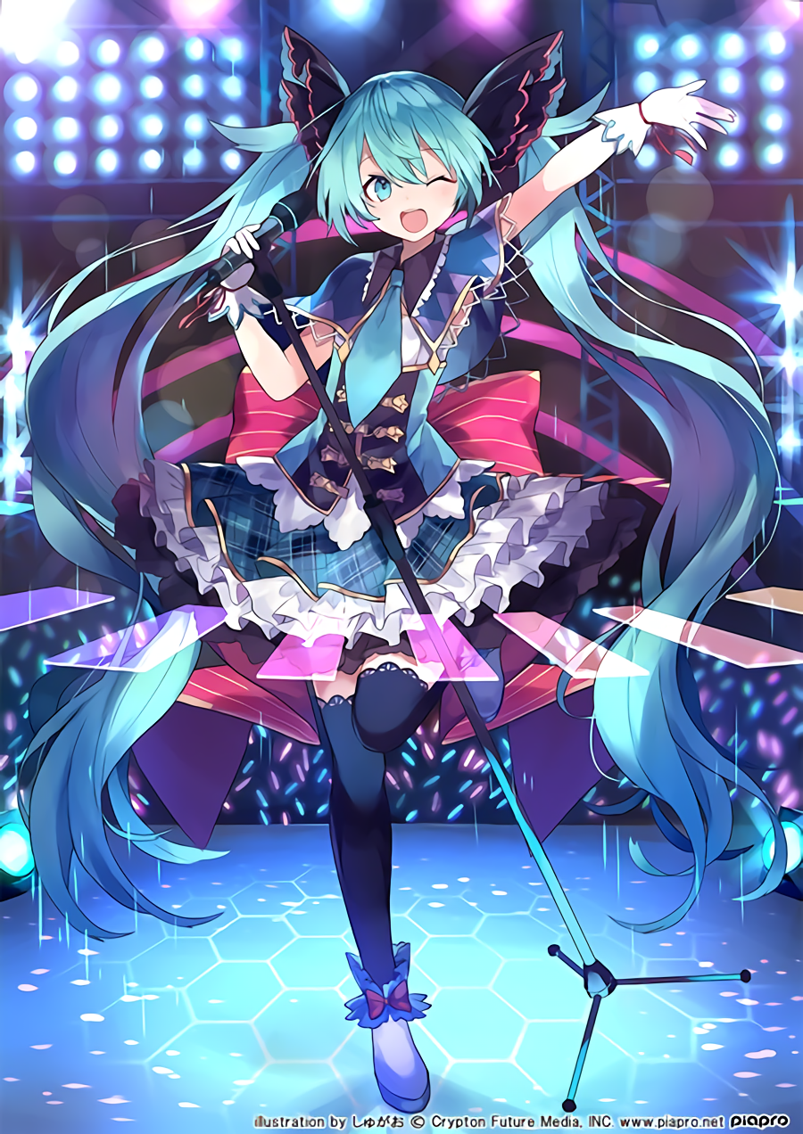 Performing. [Vocaloid] : r/awwnime