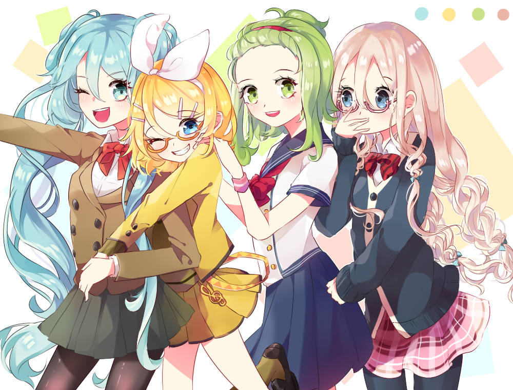 School uniforms [Vocaloid] : r/awwnime