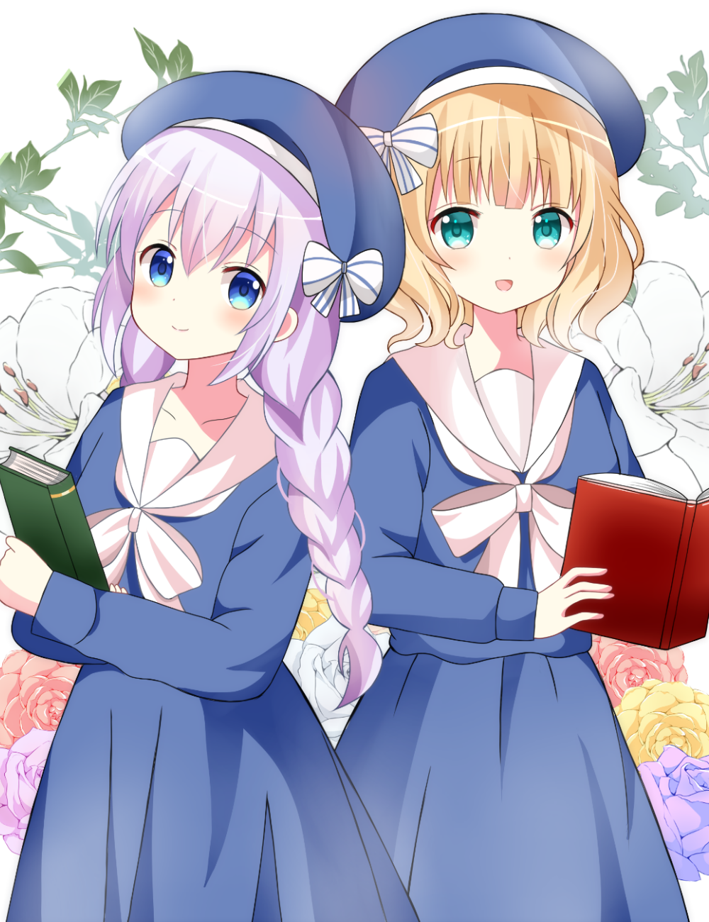 Chino & Sharo [GochiUsa] : r/awwnime