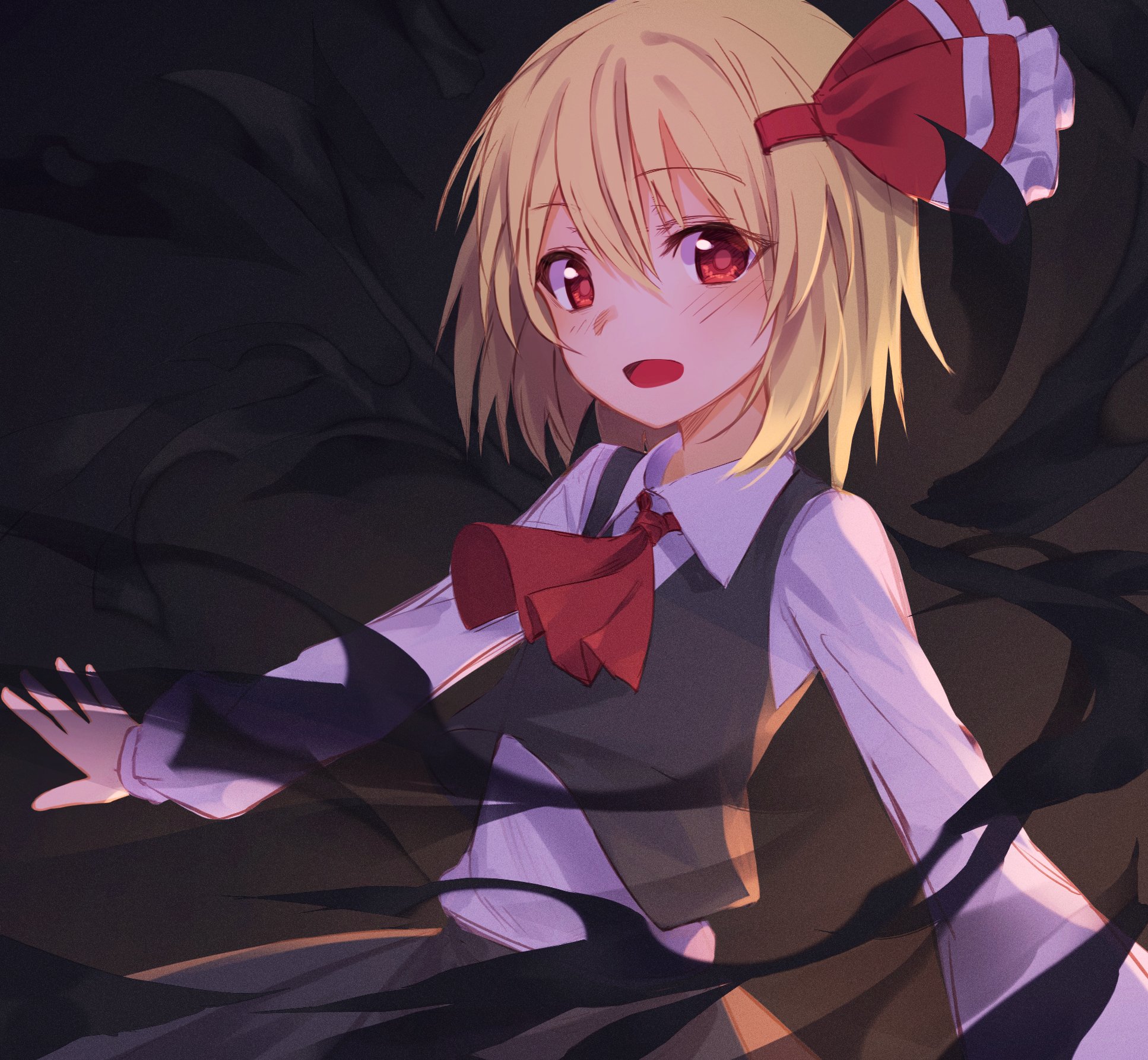 Rumia dispels some darkness. [Touhou] : r/awwnime