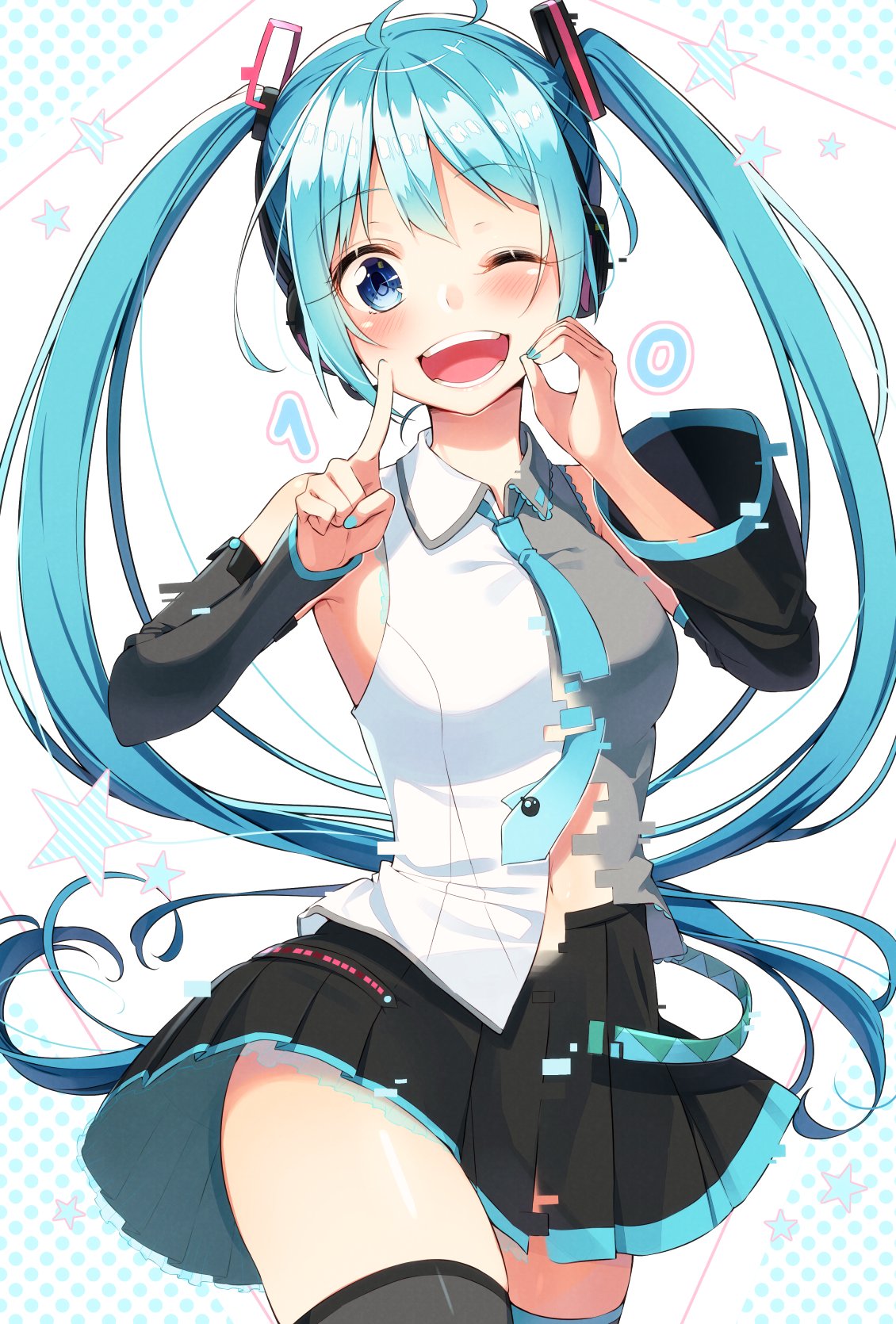 A Miku Thigh [Vocaloid] : r/ZettaiRyouiki