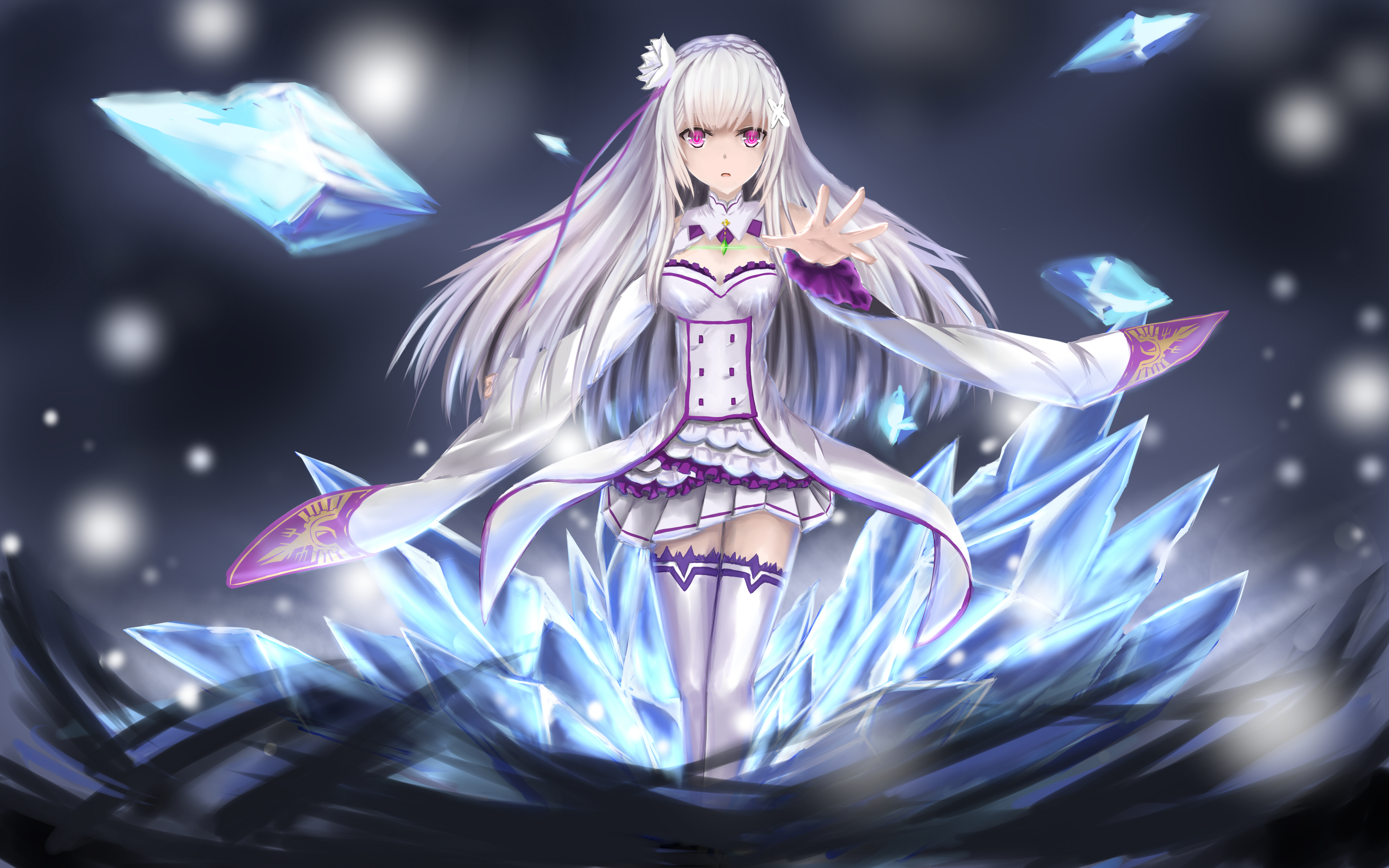 [Media] Menacing ice magic (4000x2500) : r/Re_Zero