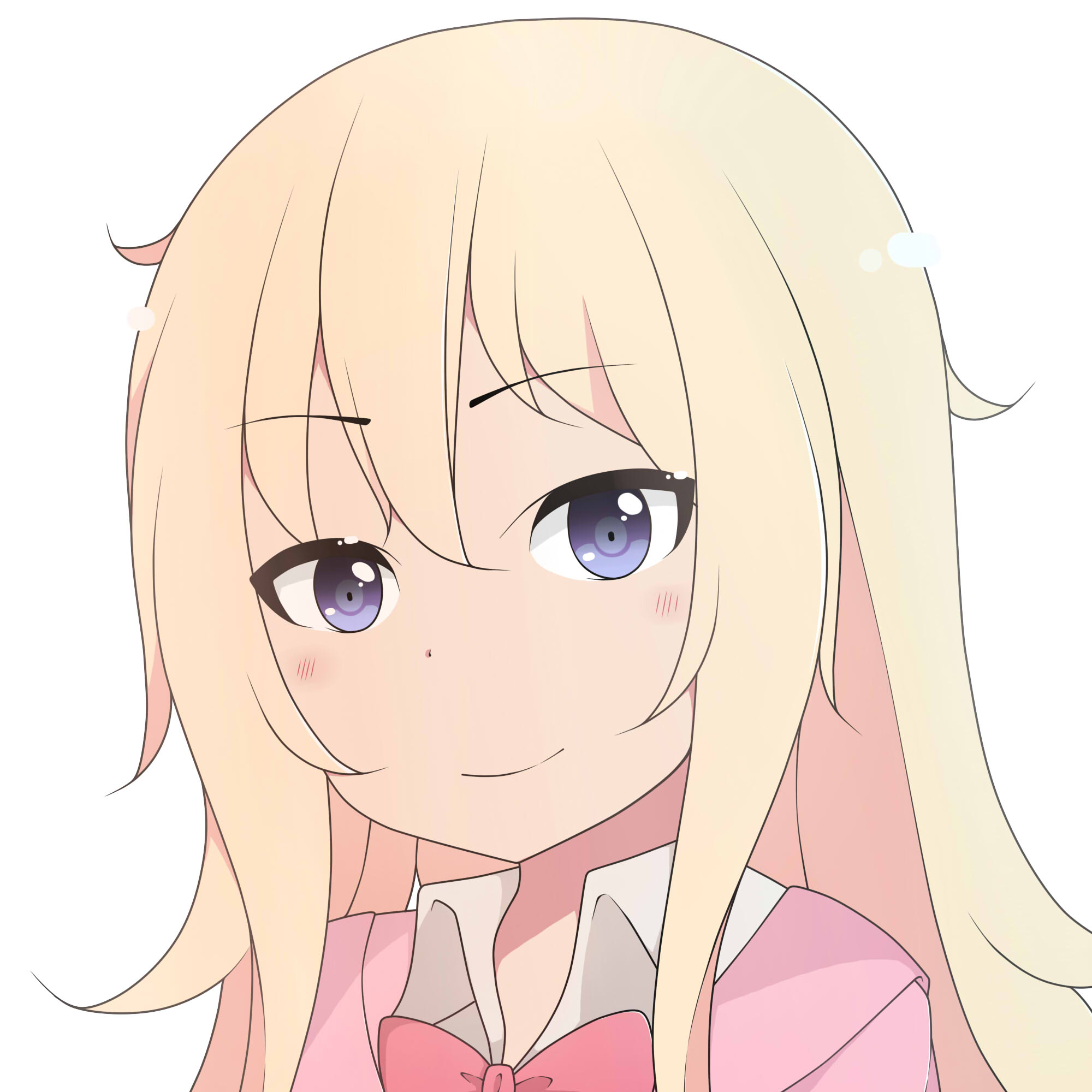 Smile of an angel. [Gabriel Dropout] : r/awwnime