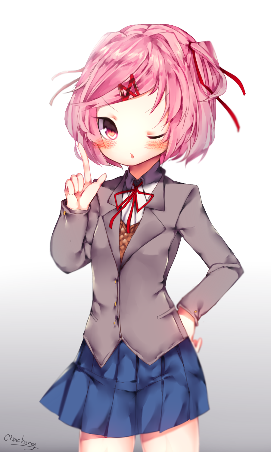 Natsuki. [Doki Doki Literature Club] : r/Tsunderes